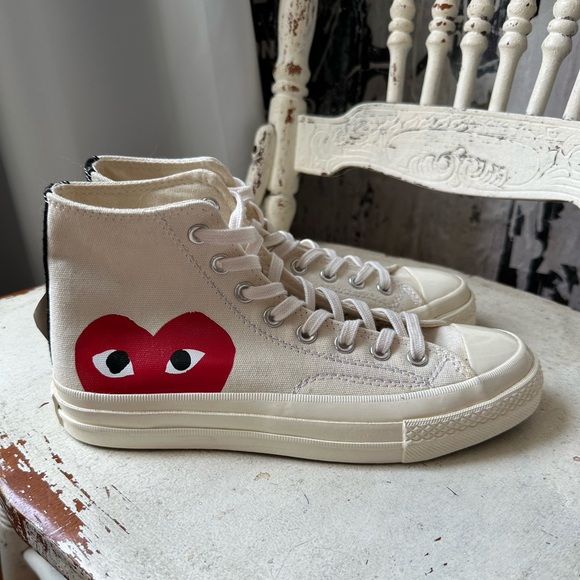 Converse | Shoes | Converse Play Comme Des Garons High Top Sneakers ...